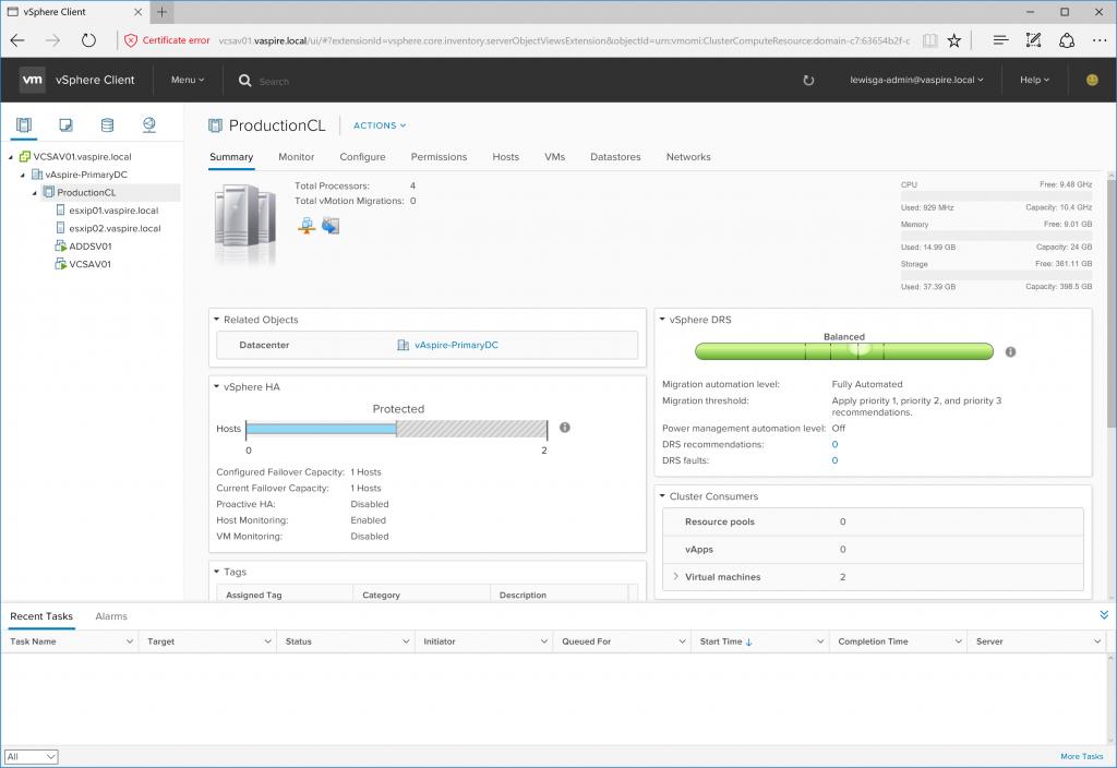 vGarethLewis - What's New in VMware vSphere 6.5