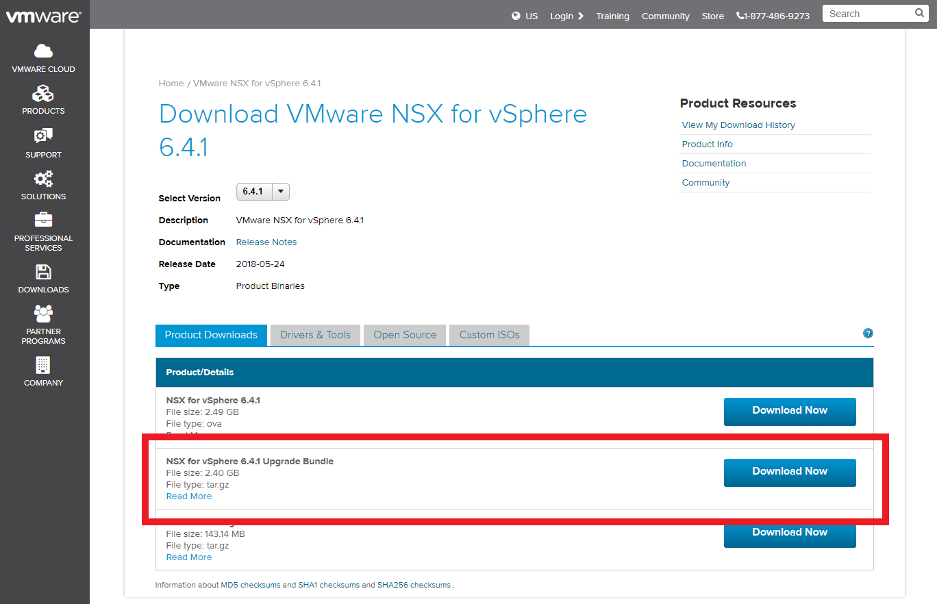 vGarethLewis - VMware NSX for vSphere 6.4.1 - One Click Upgrade