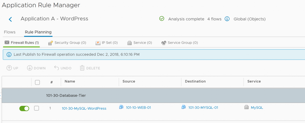 vGarethLewis - VMware NSX Data Centre - Application Rule Manager