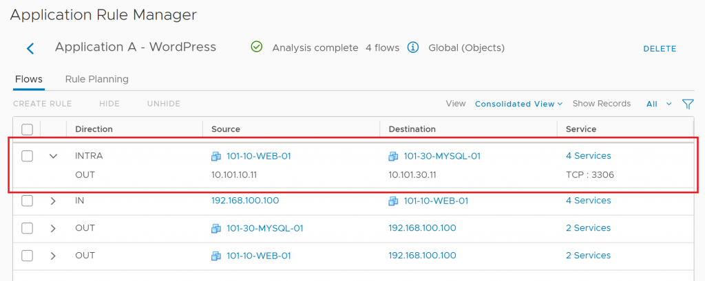 vGarethLewis - VMware NSX Data Centre - Application Rule Manager