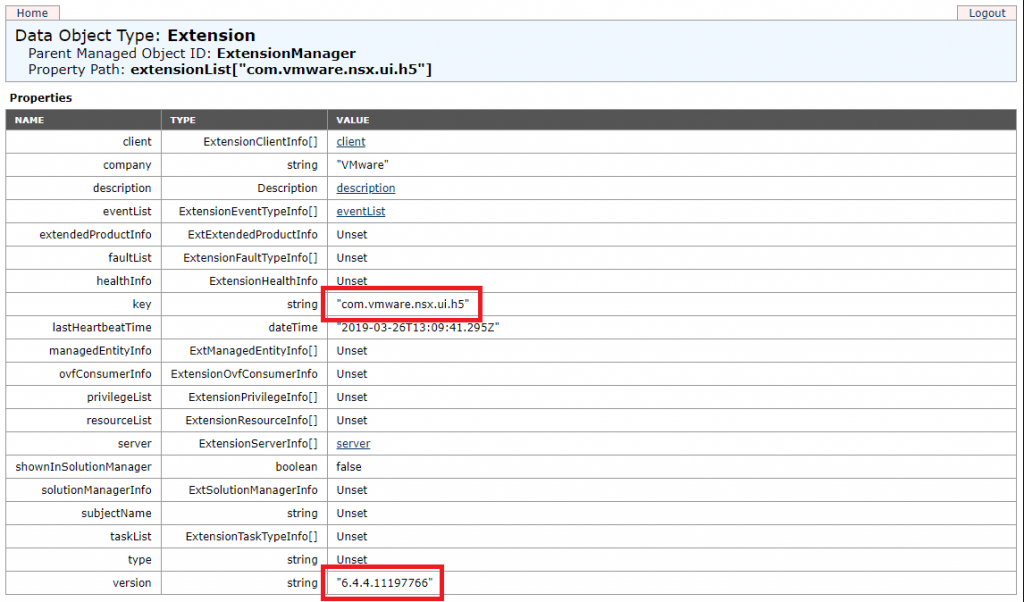 Vgarethlewis Networking And Security Extension Missing After Vmware Nsx Upgrade