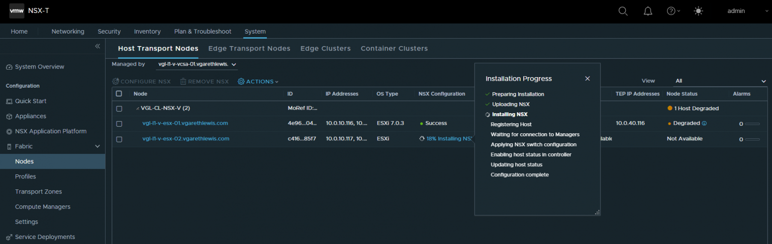 vGarethLewis - VMware NSX for vSphere to NSX-T Migration - End-to-End ...