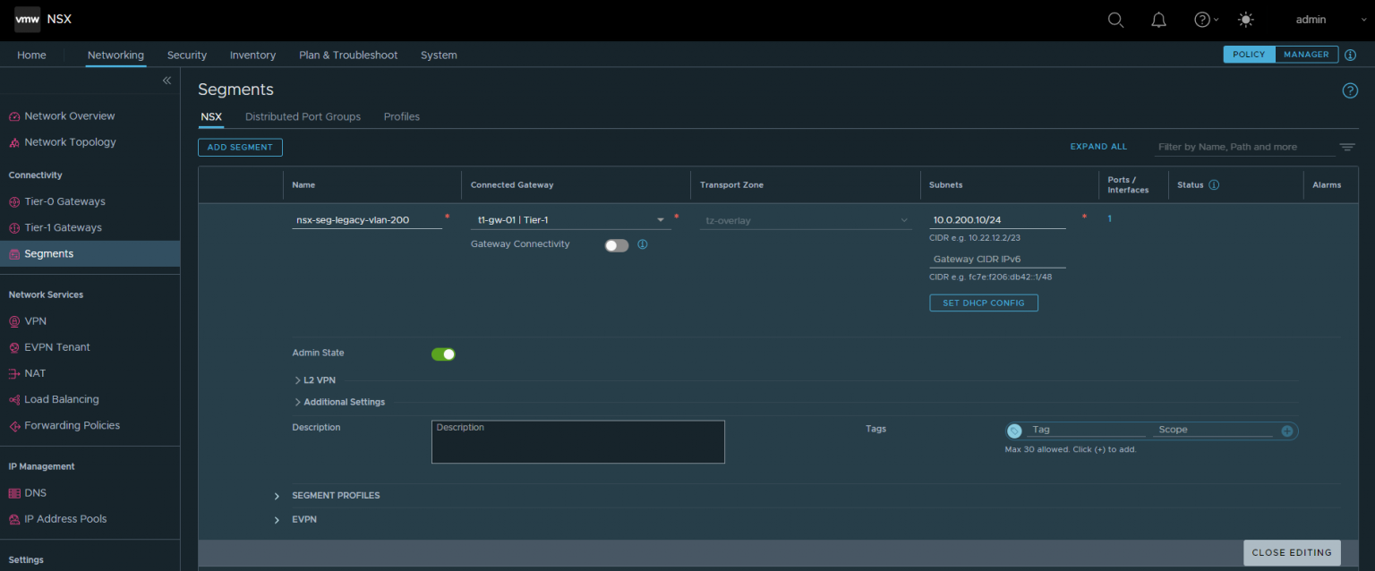 vGarethLewis - Extending Overlay Segments to VLAN via the VMware NSX ...